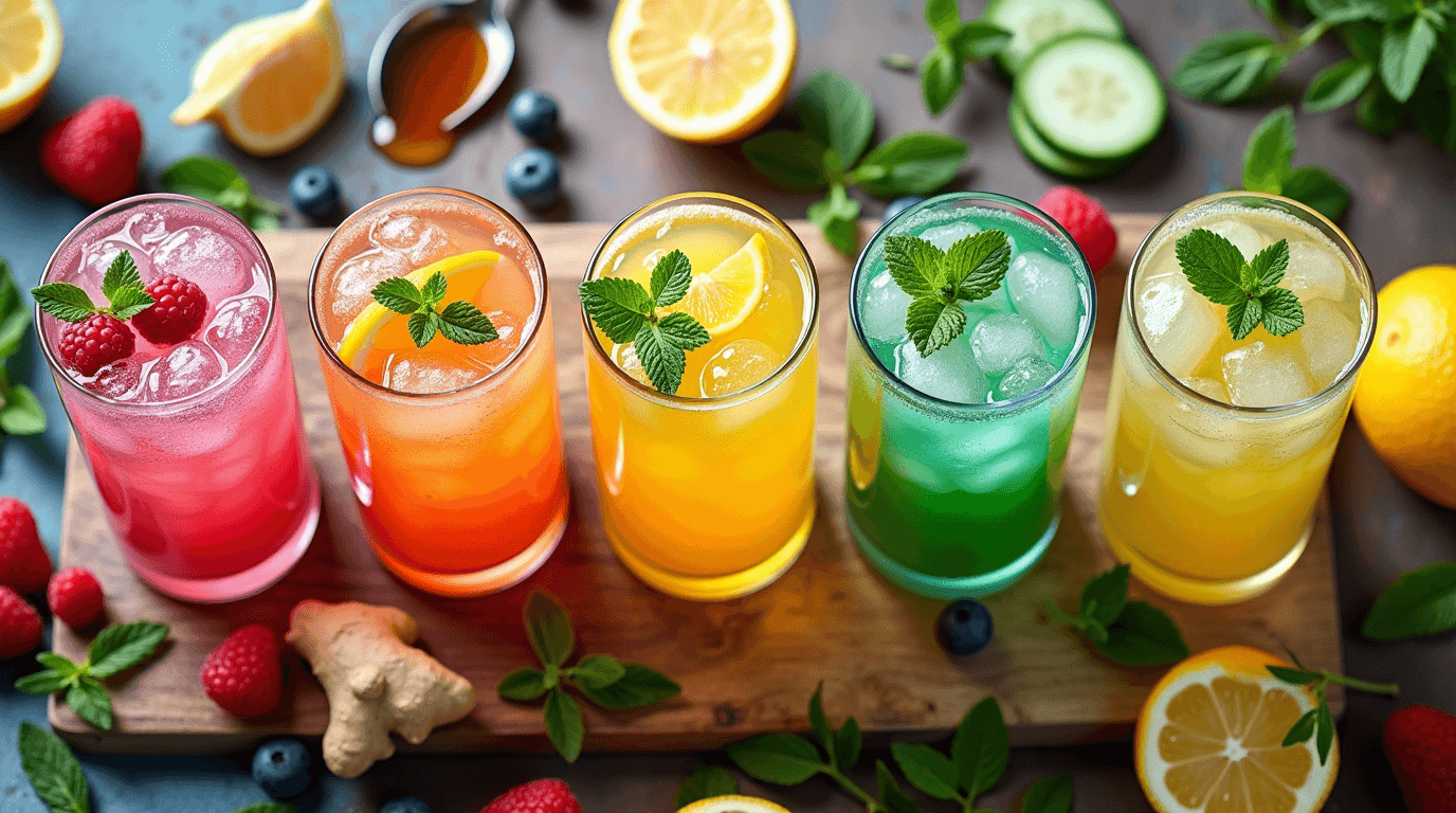 Boissons gazeuses : 5 Recettes Maison Désaltérantes - cuisine vibrante.